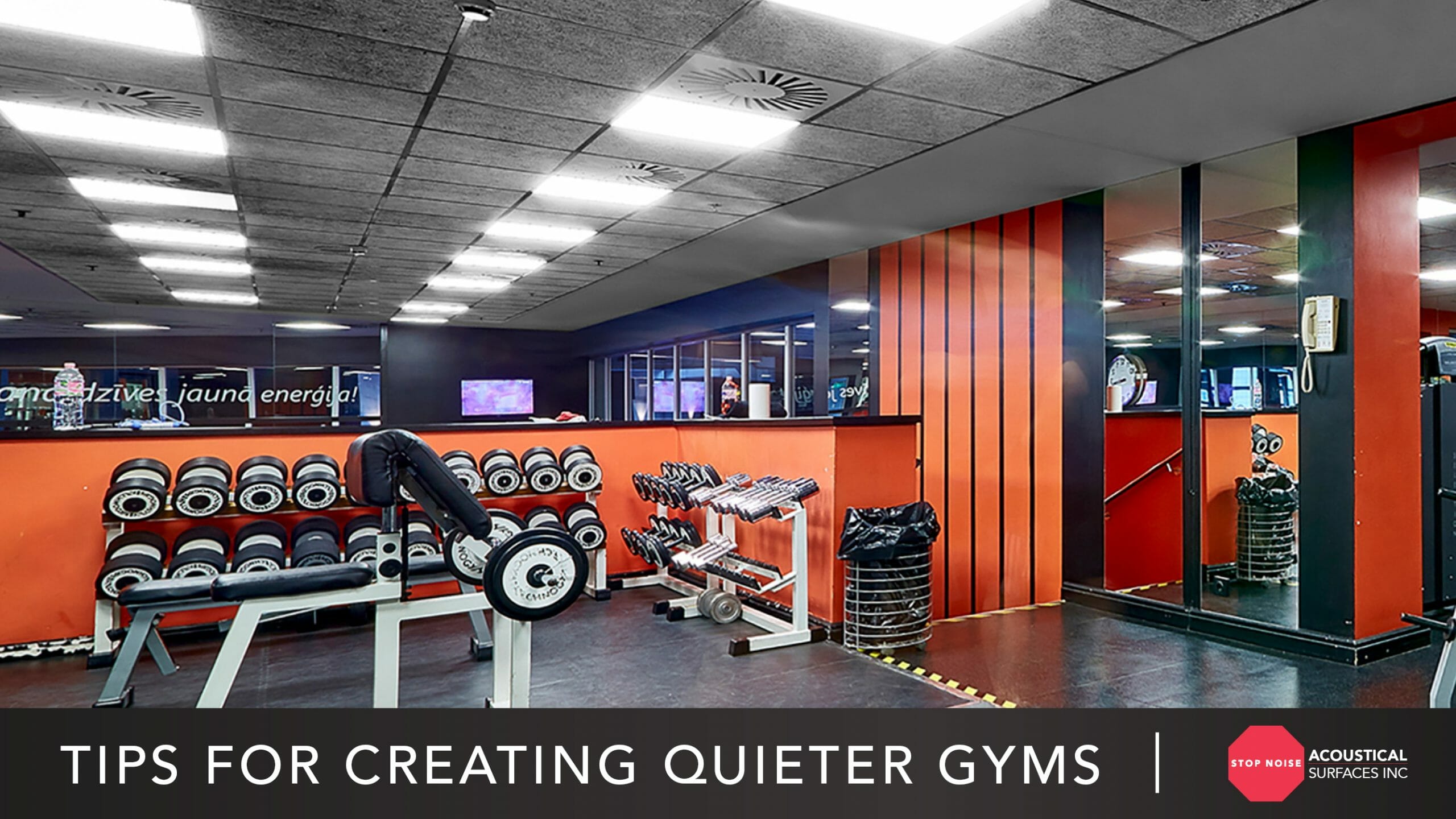 Sound Absorbing for Quiter Gyms | Acoustical Surfaces