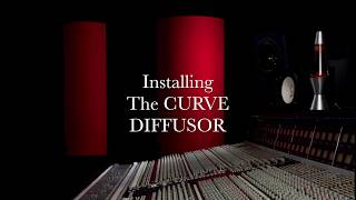 Curve Diffusor Install | Acoustical Surfaces